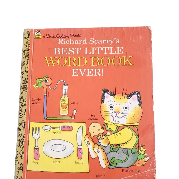 Golden Books | Other | 523 Vtg A Little Golden Book Best Little Word ...